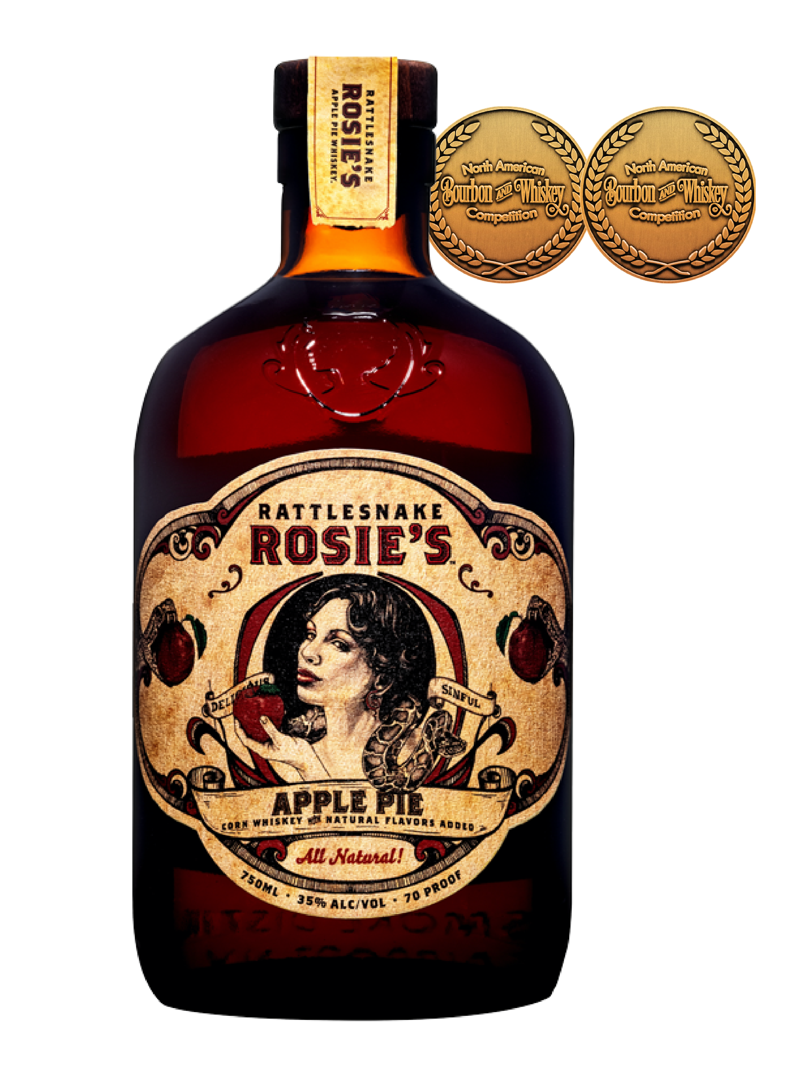Rattlesnake Rosie's Apple Pie Whiskey 750ml